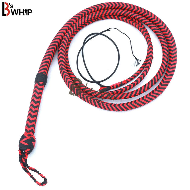 Whip 6, 8, 10, 12, 14 & 16 Feet 16 Strands Bullwhip Para Cord Nylon Bu ...
