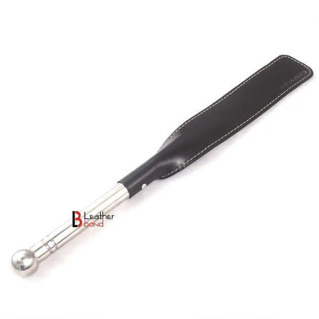 Leather Spanking BDSM Paddle Slapper Steel Studded Heavy Weight ...
